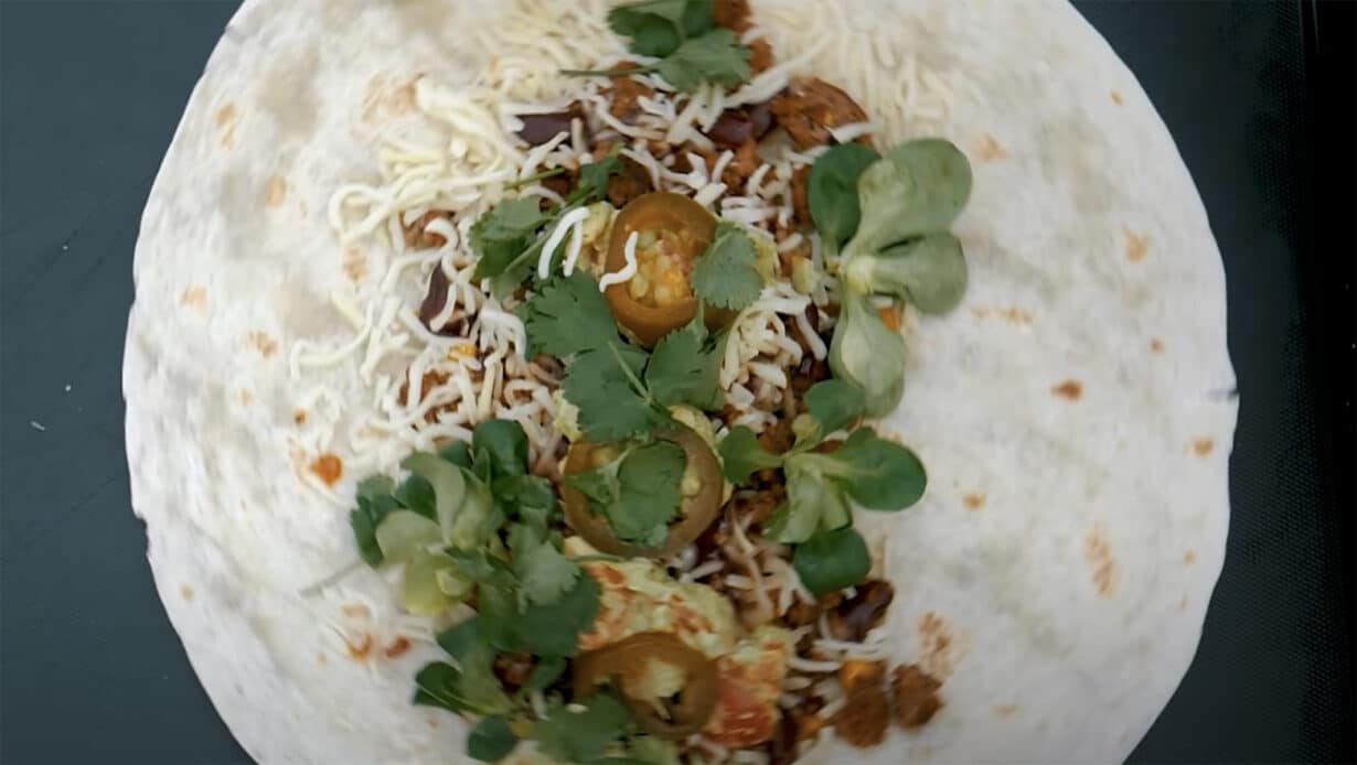 Tex-Mex Burrito vom Grill